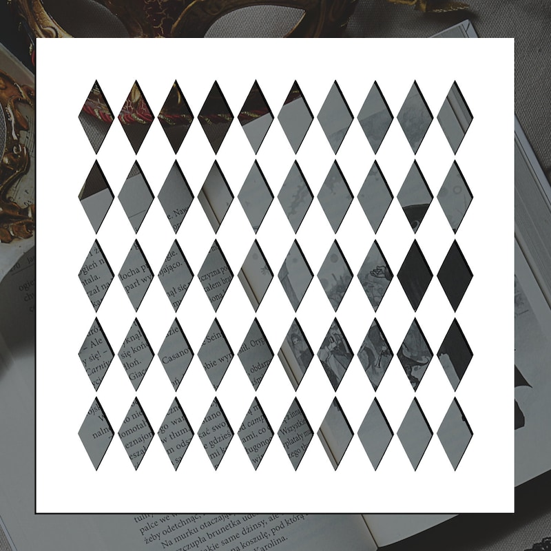 Diamond Pattern Stencil - Etsy