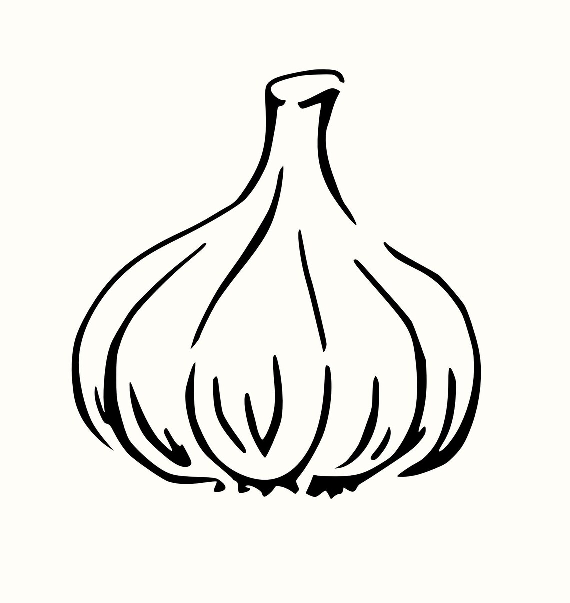 Garlic Reusable Stencil (many Sizes) - Etsy