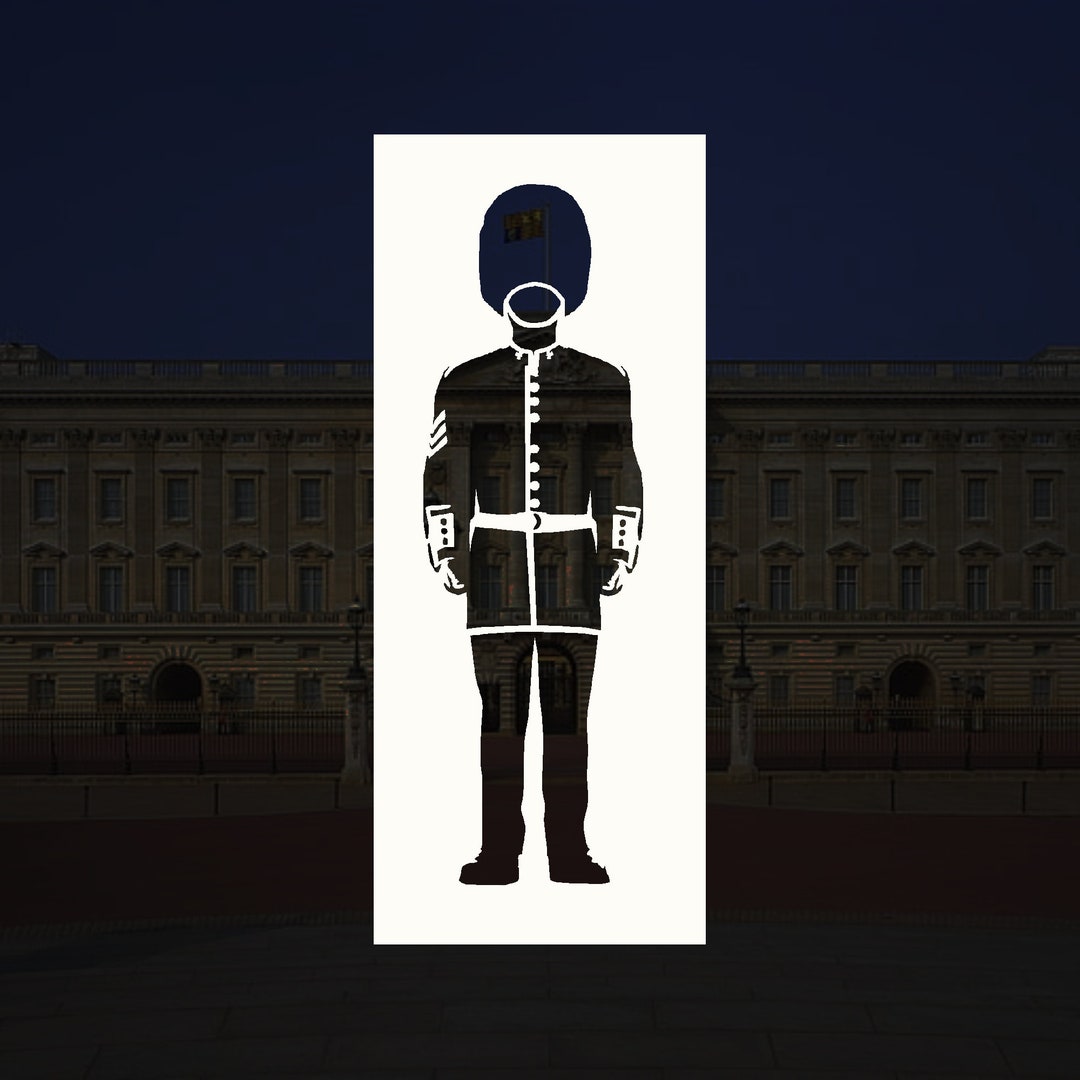 Royal Guard Reusable Stencil (many Sizes) - Etsy
