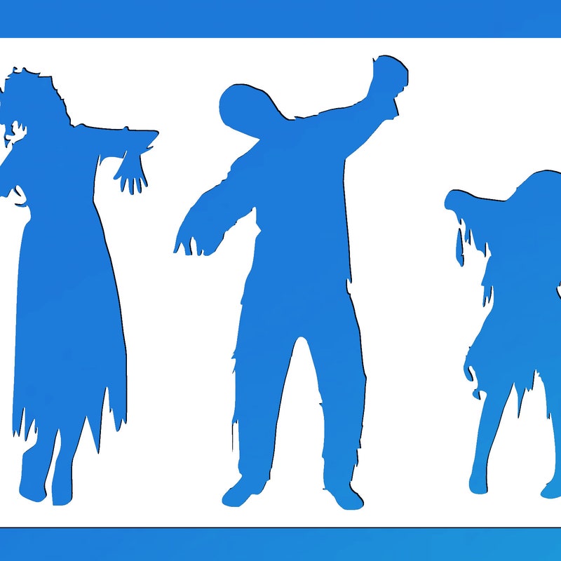 Zombie Stencil - Etsy