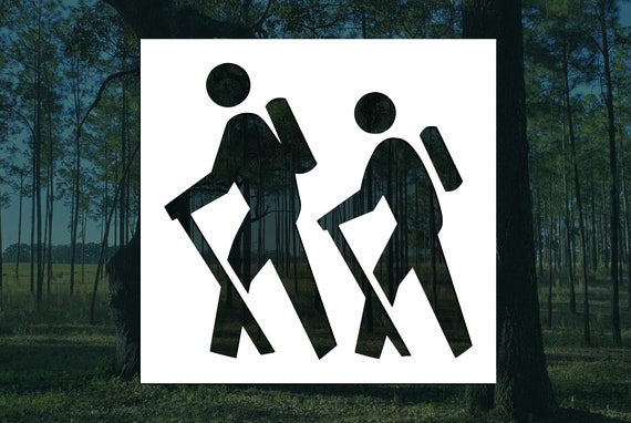 Hiking Trail Reusable Stencil many Sizes - Etsy