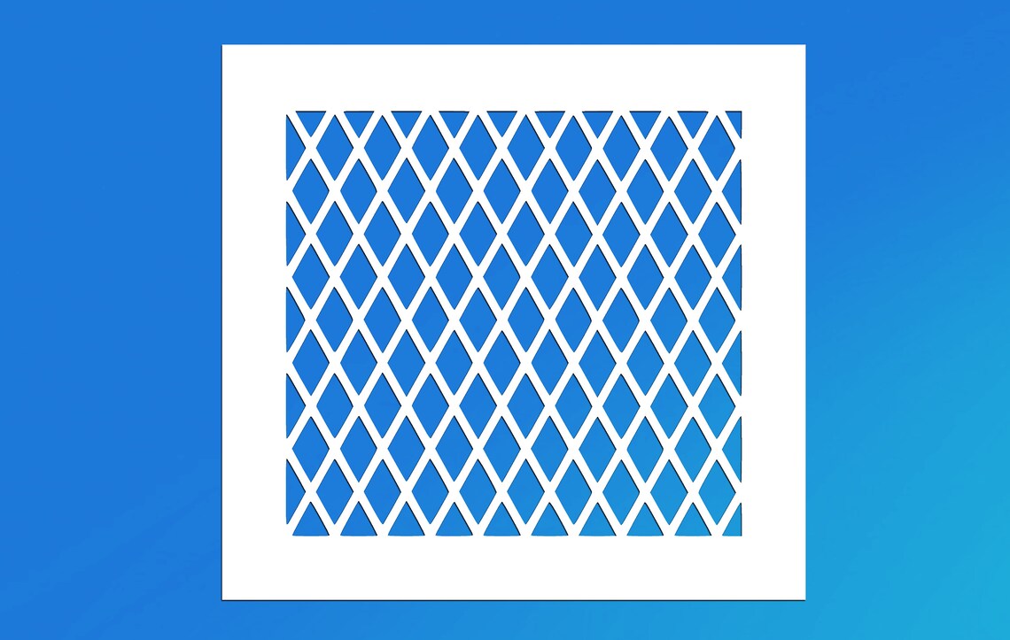 Seamless Diamond Shapes Reusable Stencil many Sizes | Etsy