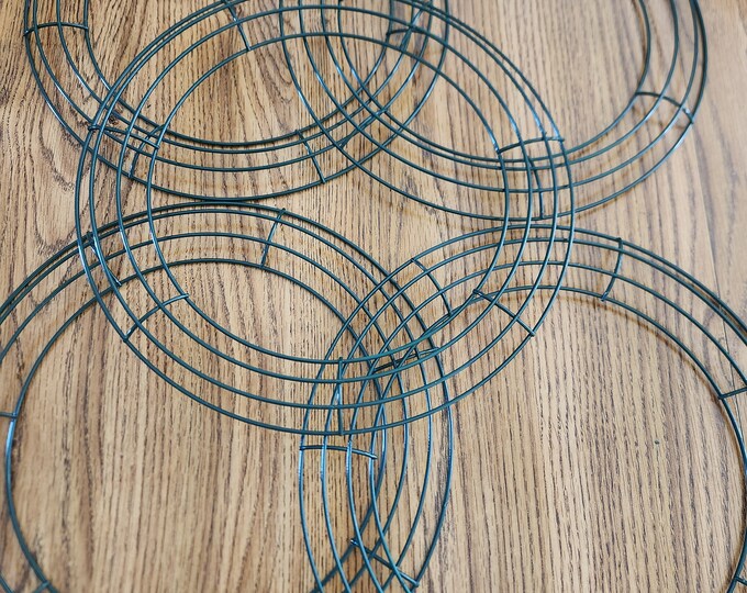 Set of 5>> 12" Wire Wreath Frame Form (set of 5 Frames), Wreath Metal ...