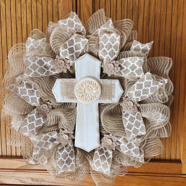 Christian Wreath - Etsy