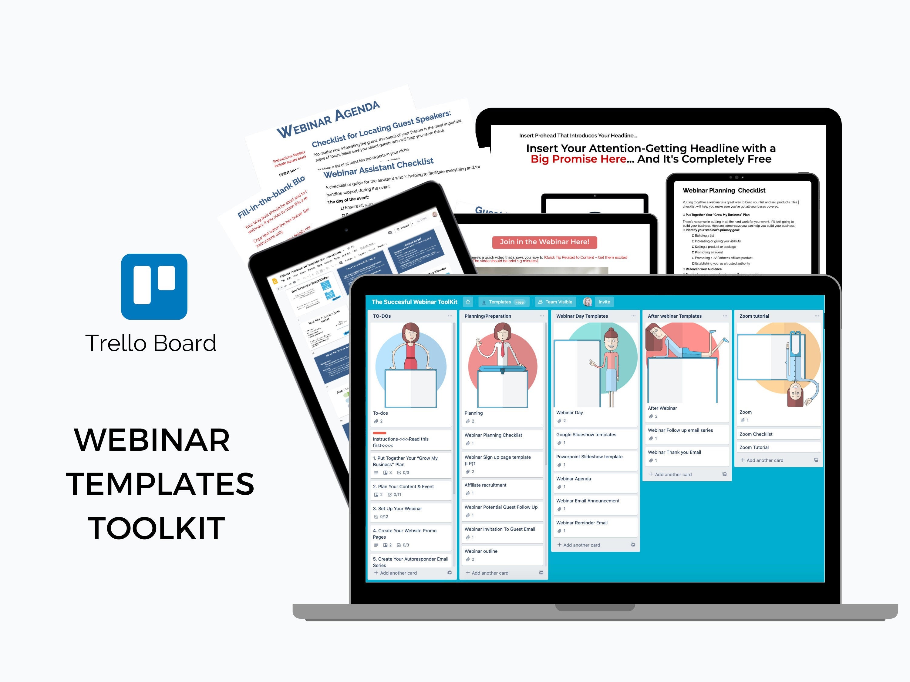 Webinar Template Kit Webinar Template Toolkit Webinar Plan Webinar ...