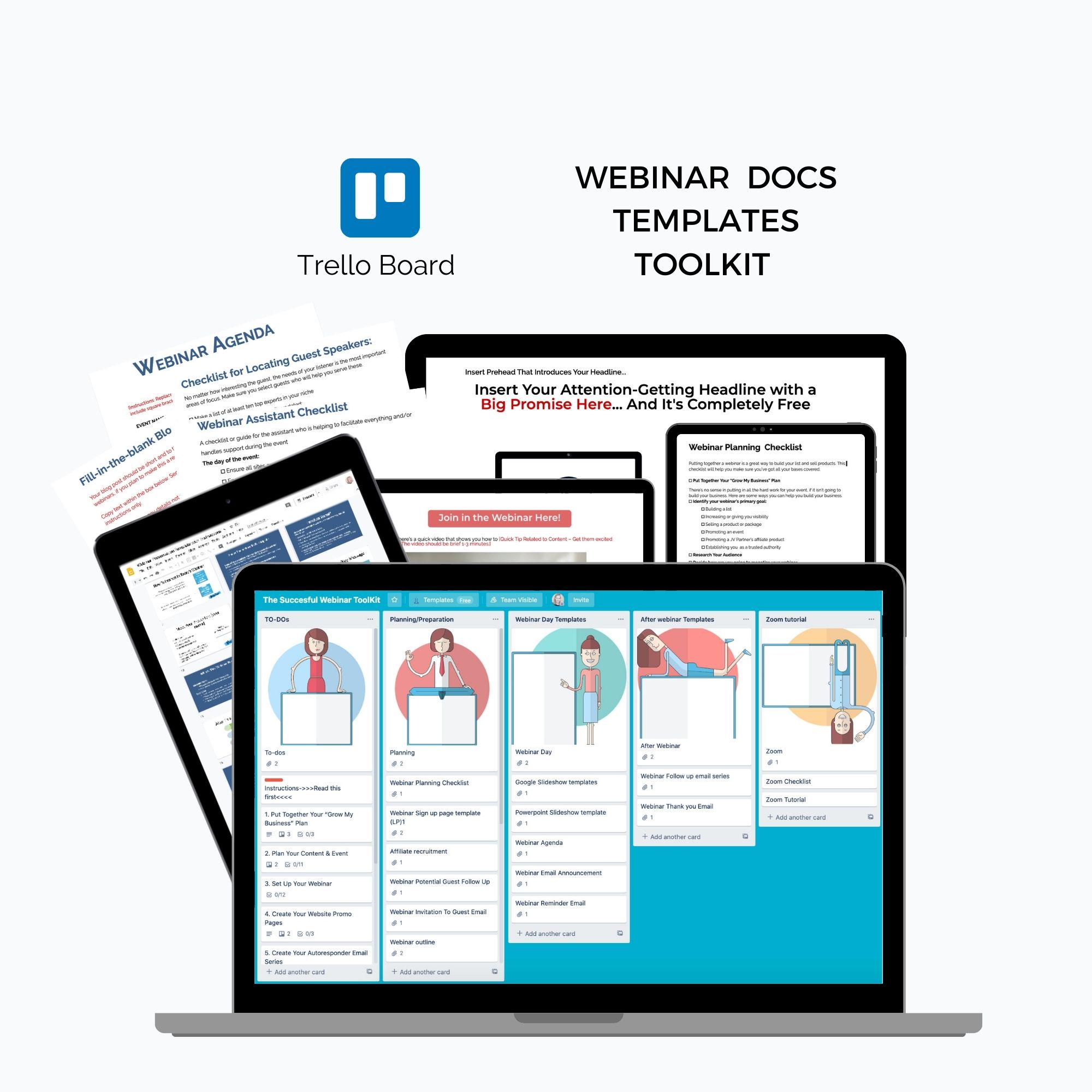 Webinar Template Kit Webinar Template Toolkit Webinar Plan Webinar ...