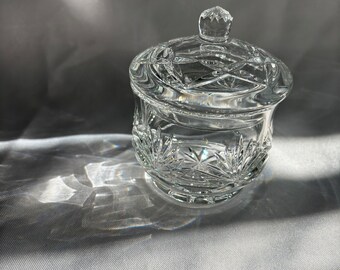 Antique Bohemian Large Hand Cut Crystal Jar - Etsy