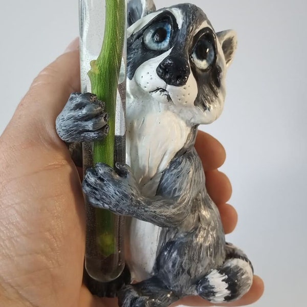 Polymer Clay Raccoon - Etsy