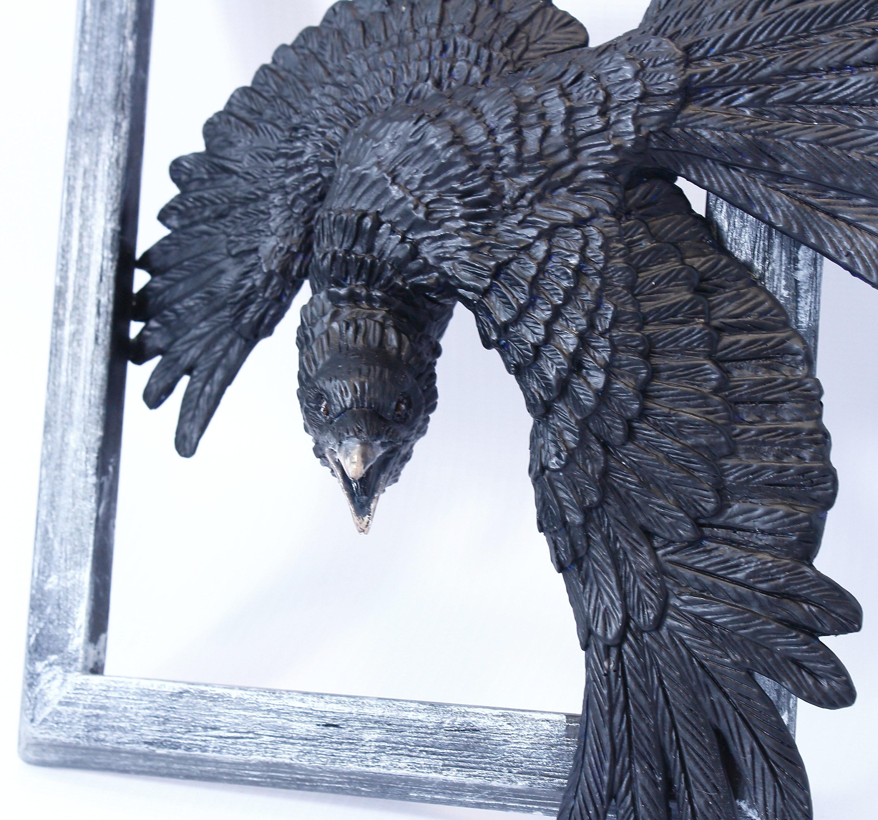 Picture bas-relief Raven Game of Throness | Etsy