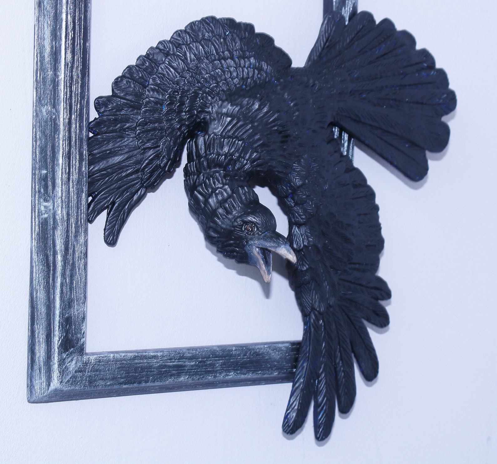 Picture bas-relief Raven Game of Throness | Etsy