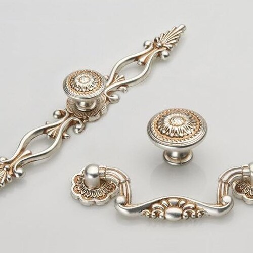 Silver Knob Drawer Knobs Dresser Knob Pulls Handles Kitchen - Etsy