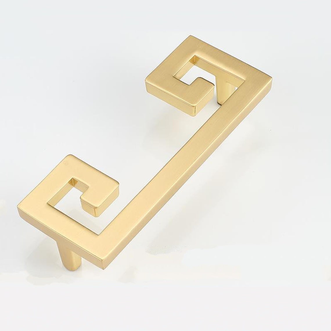 Square Handle Brass Handle Dresser Knobs Drawer Pull Handles - Etsy