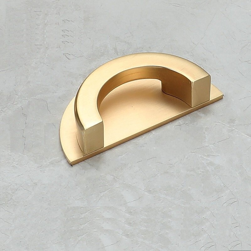 Brushed Copper Knob Kitchen Cabinet Pulls Drawer Knob Pull - Etsy