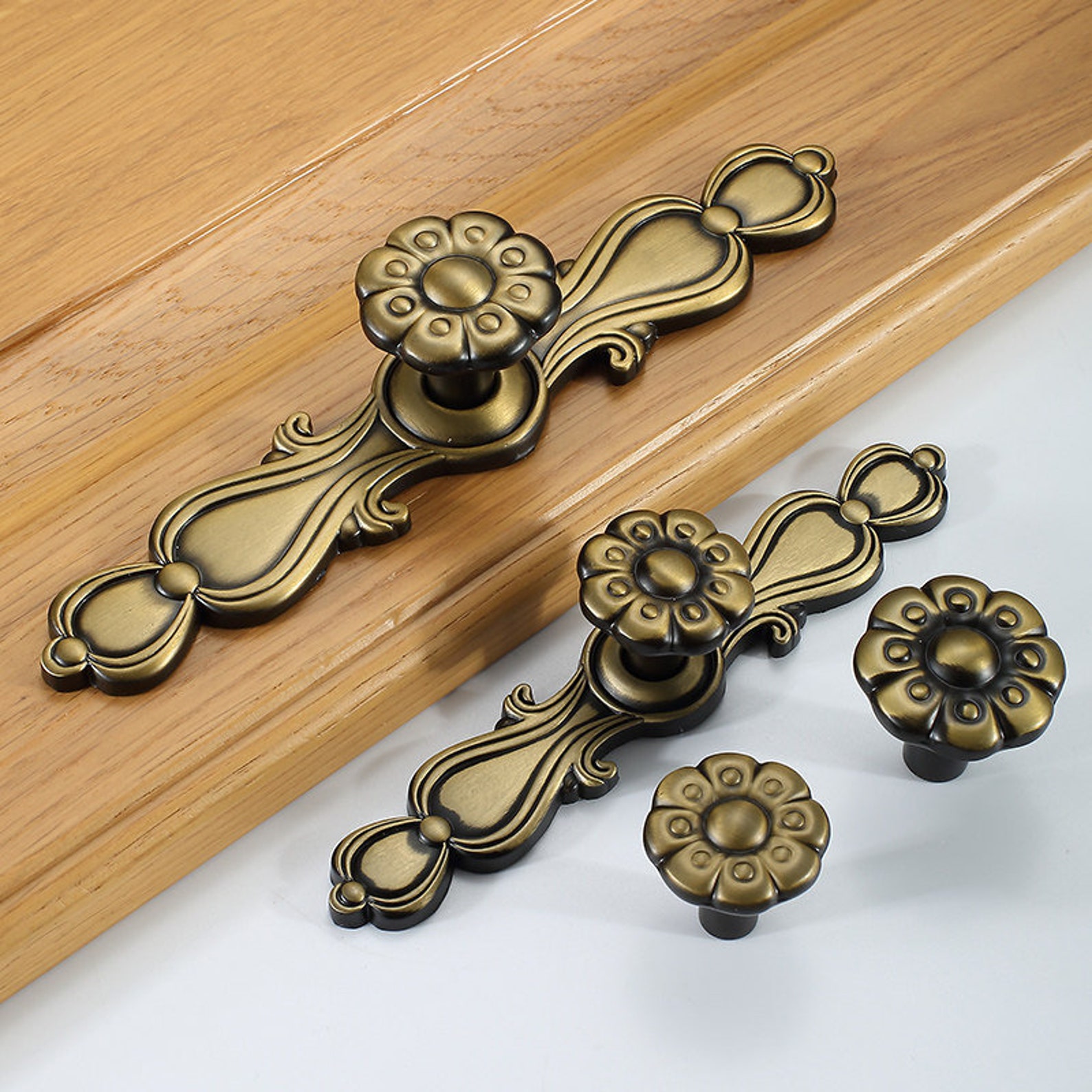 Copper Drawer Knobs Pulls Handles Drop Bail Pulls Dresser Knob - Etsy