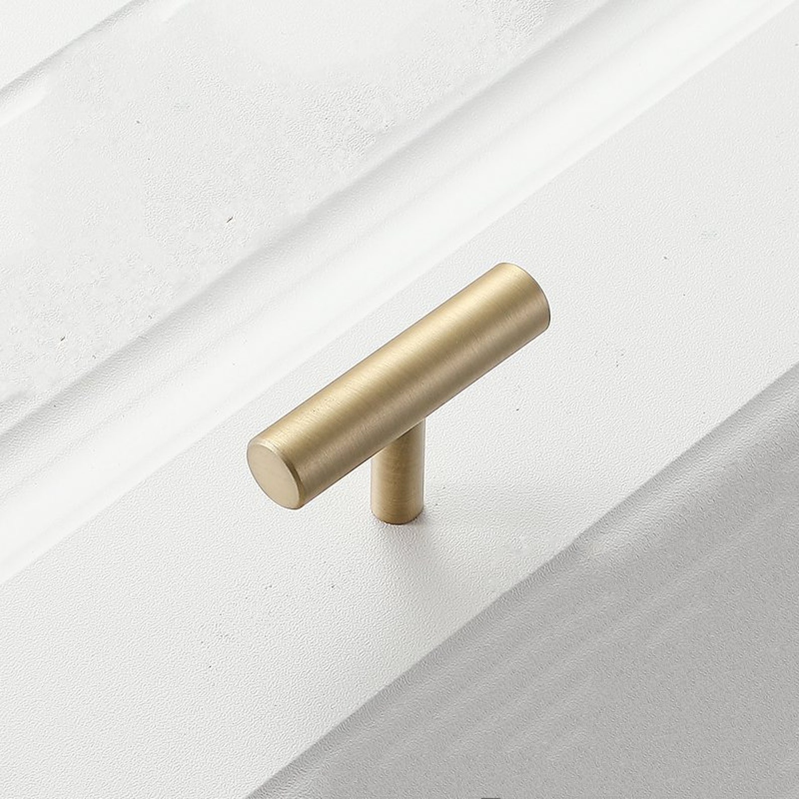 Round Handle Brass Handle Dresser Knobs Drawer Pull Handles - Etsy