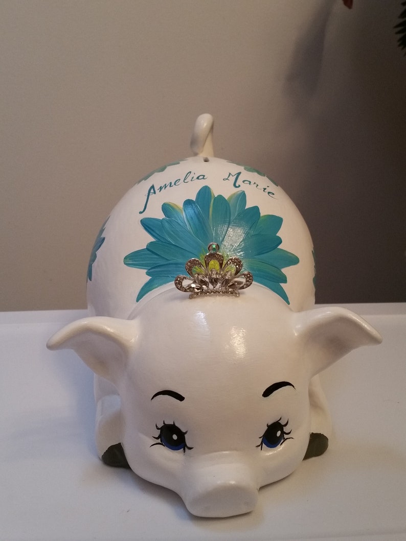 Piggy Bank/girls Piggy Bank/personalized Piggy Bank/custom - Etsy