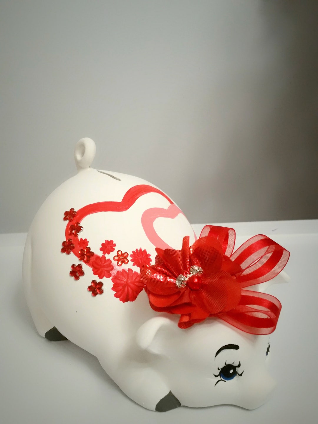 Piggy Bank/valentines Piggy Bank/personalized Piggy Bank/valentine's ...