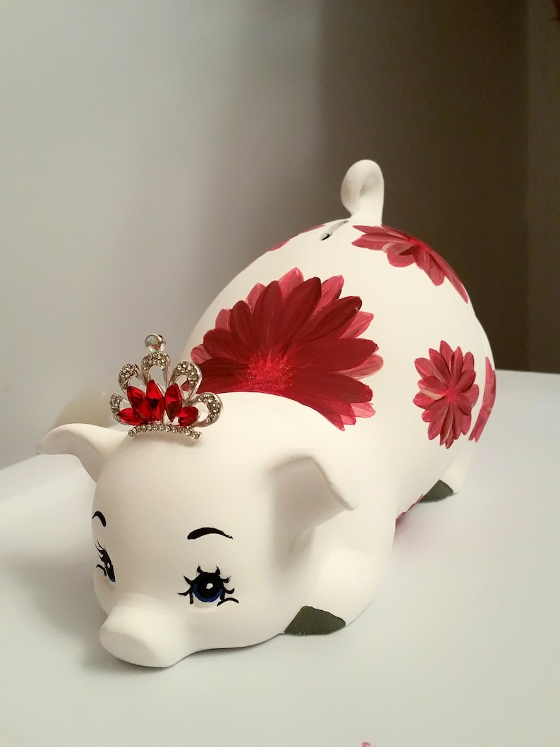Piggy bank/girls piggy bank/personalized piggy bank/custom | Etsy