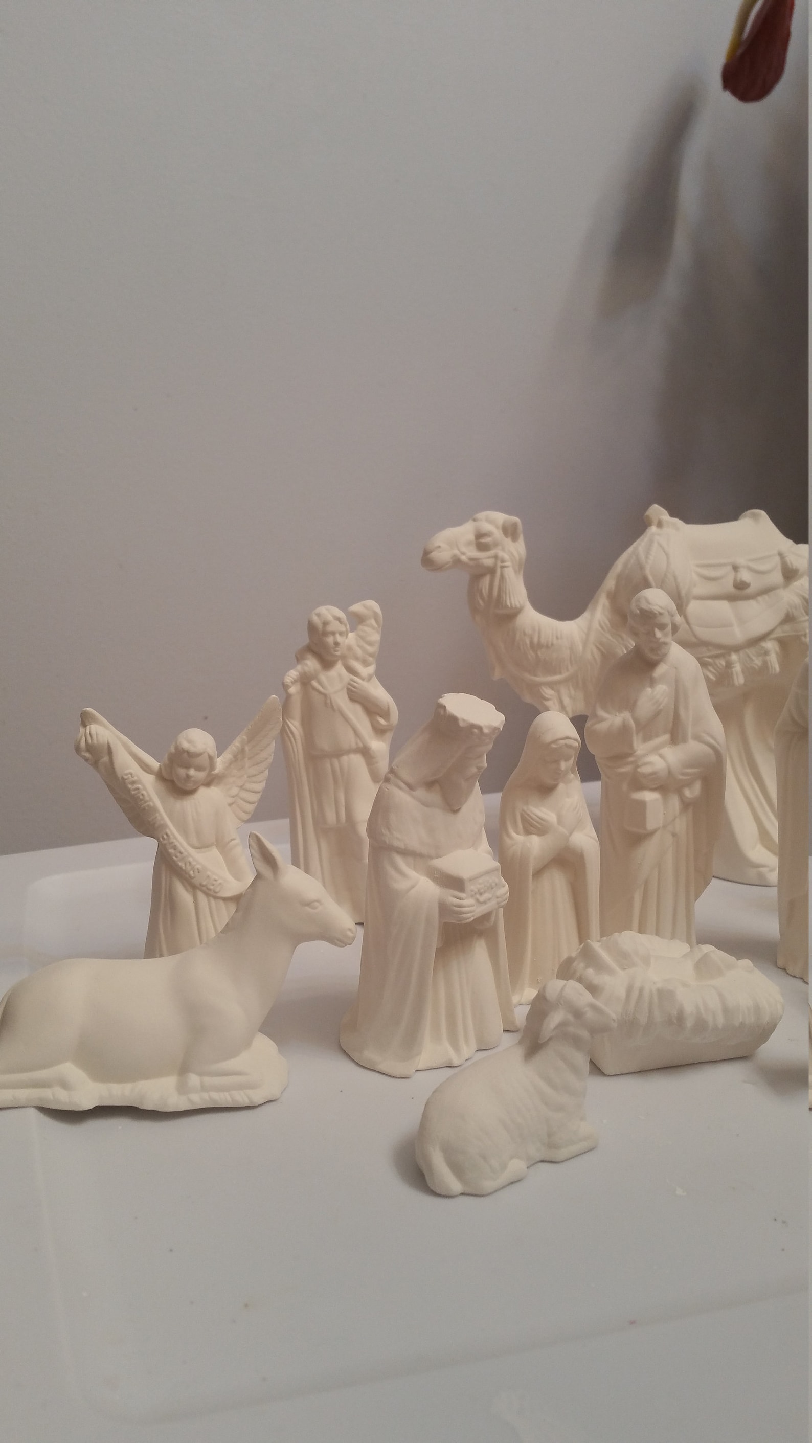 Nativity Set: Paint Your Own/ceramic Bisque Nativity Set - Etsy