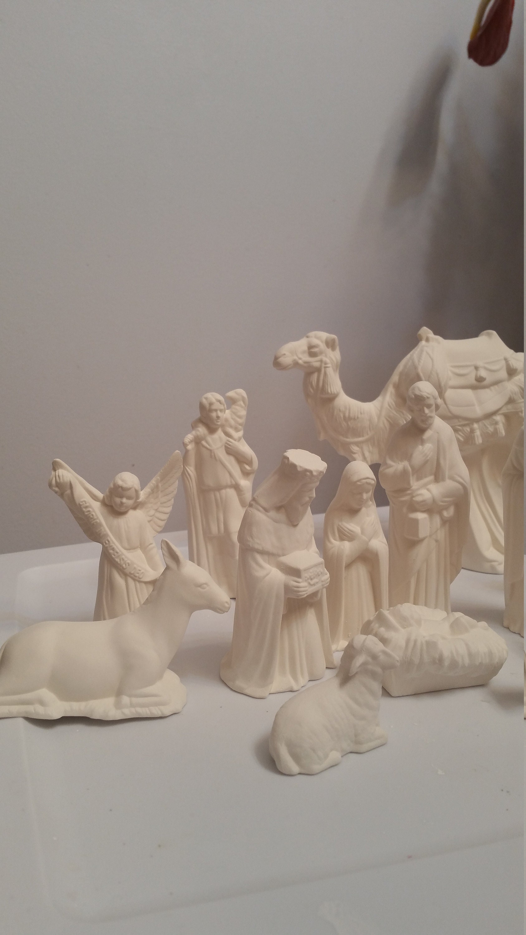Nativity Set: Paint Your Own/ceramic Bisque Nativity Set - Etsy Canada