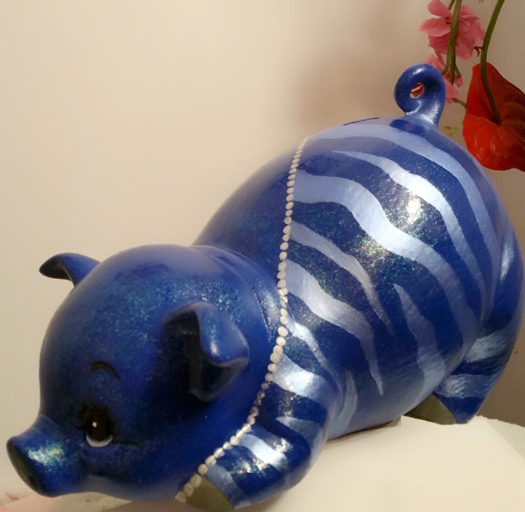 Personalized Piggy Bank, Boys Piggy Bank, Blue Piggy Bank - Etsy