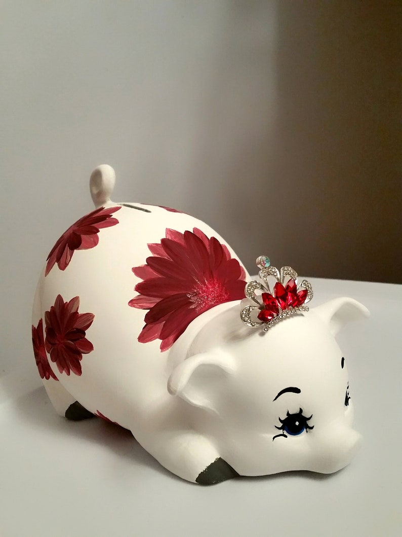 Piggy bank/girls piggy bank/personalized piggy bank/custom | Etsy