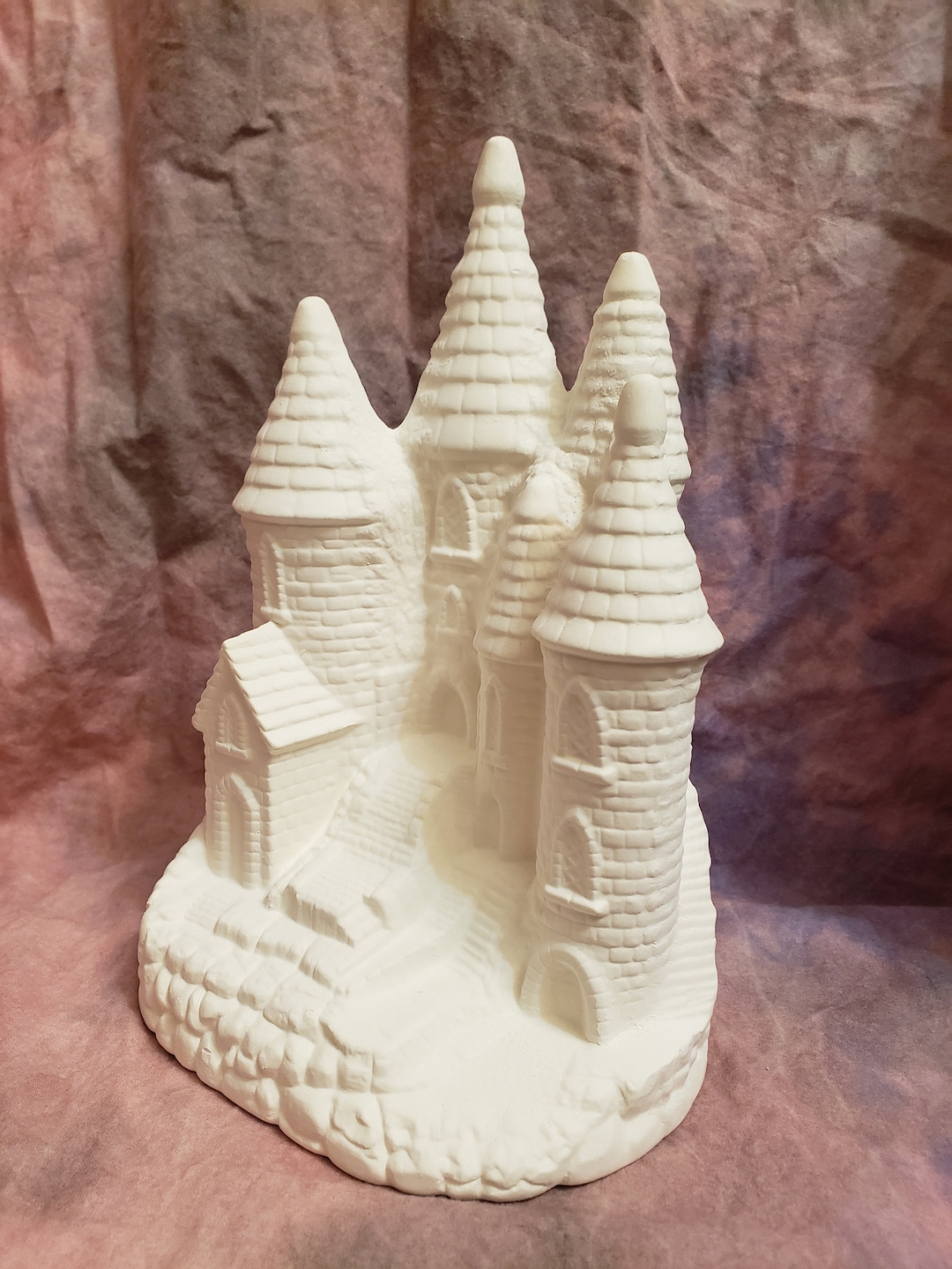 Ceramic Castle/ready to Paint Castle/ Bisque Castle - Etsy