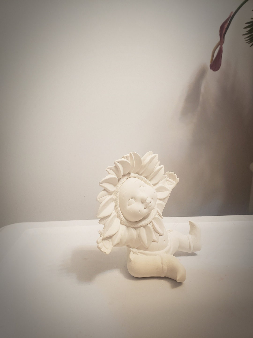 Sunflower Sweet Tot Sitting-paint Your Own Bisque - Etsy