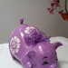 Personalized Piggy Bank/purple Piggy Bank/girls Piggy - Etsy