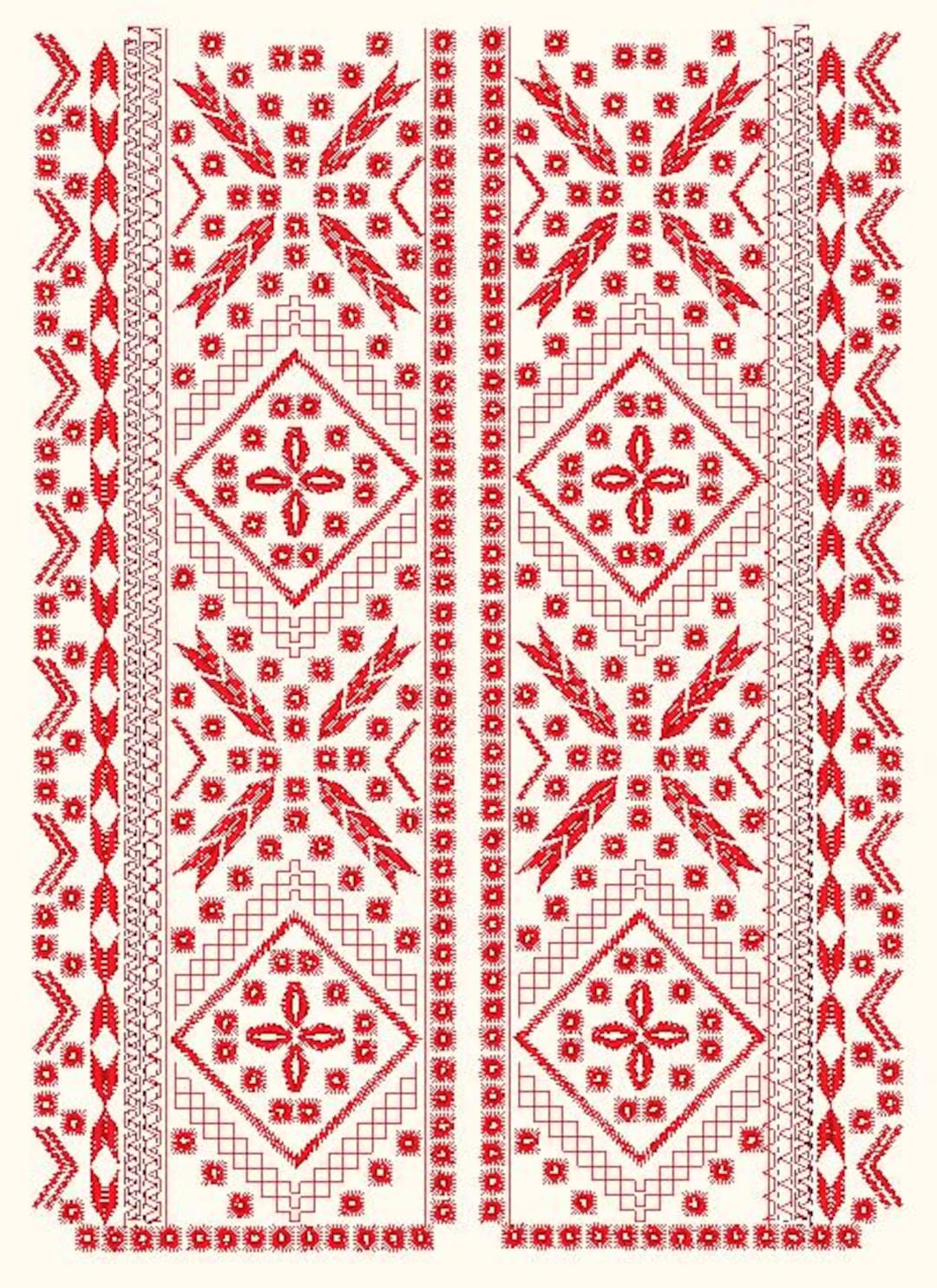 Vyshyvanka, Pattern for Embroidery, Ukrainian Embroidery, Pattern for ...