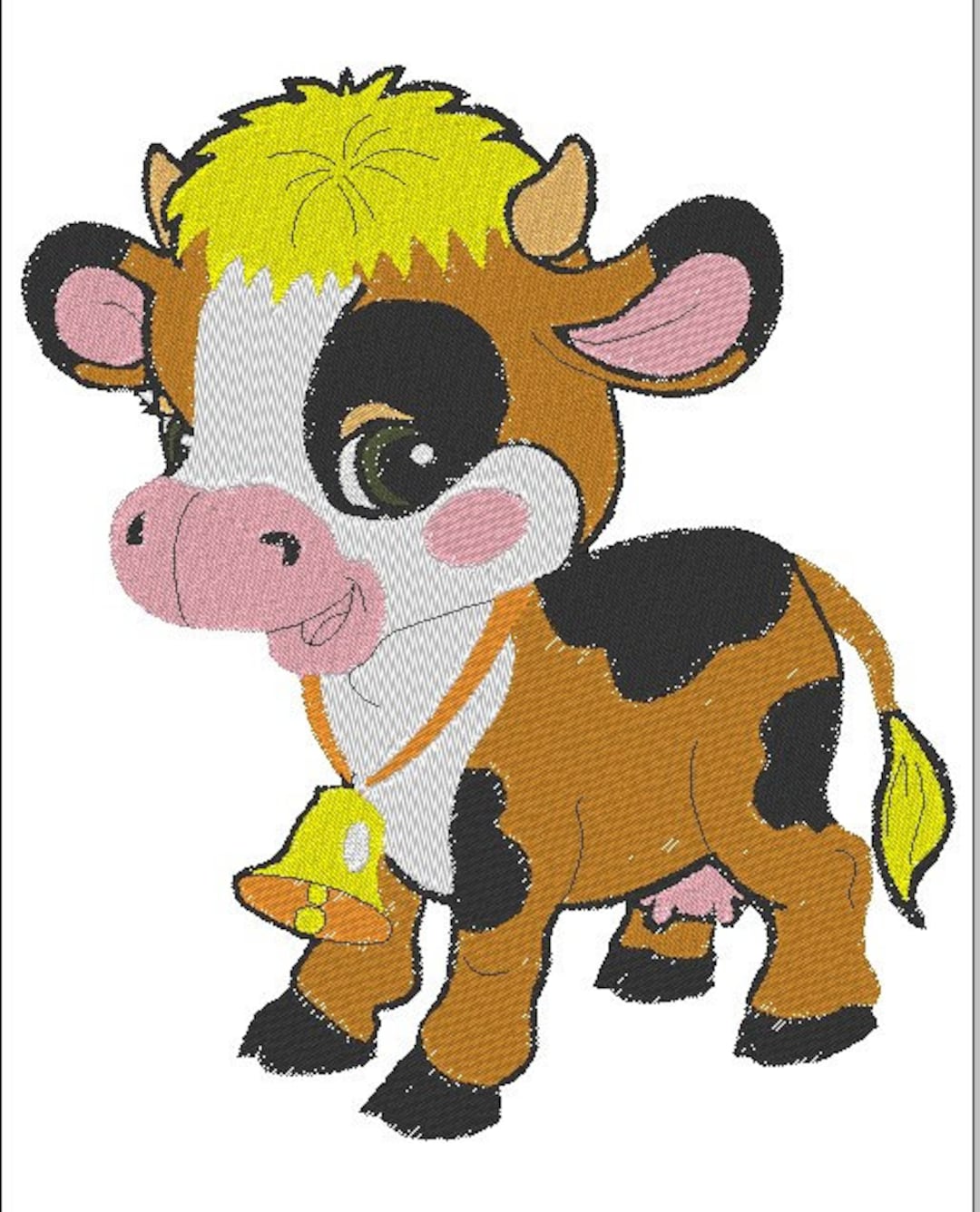 Embroidery, Machine Embroidery, Princess Cow, Hand Embroidery, Machine ...