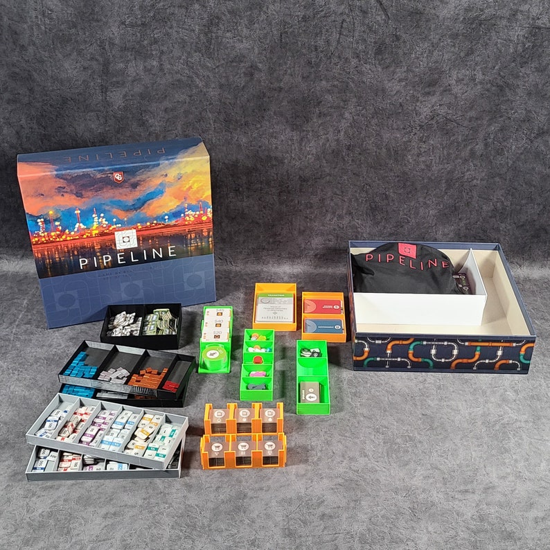 The Refinery - A Board Game Insert for Pipeline - Etsy