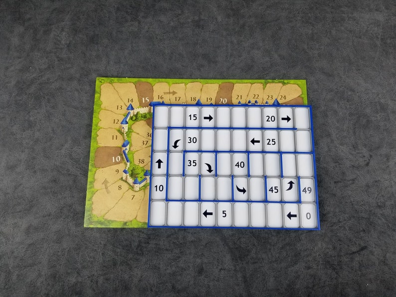 Barbican - Travel Box for Carcassonne Base Game - Etsy