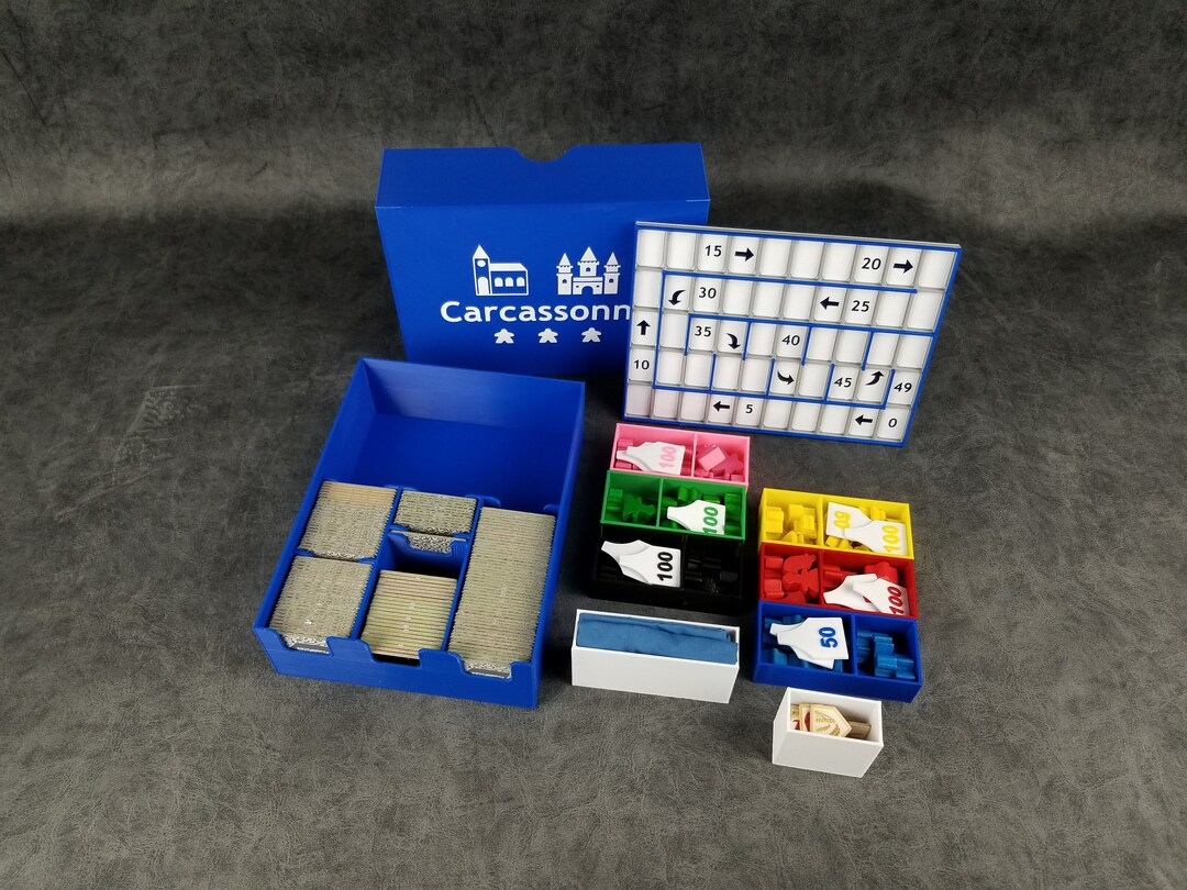 Barbican XL - Travel Box for Carcassonne Base Game and Expansions - Etsy