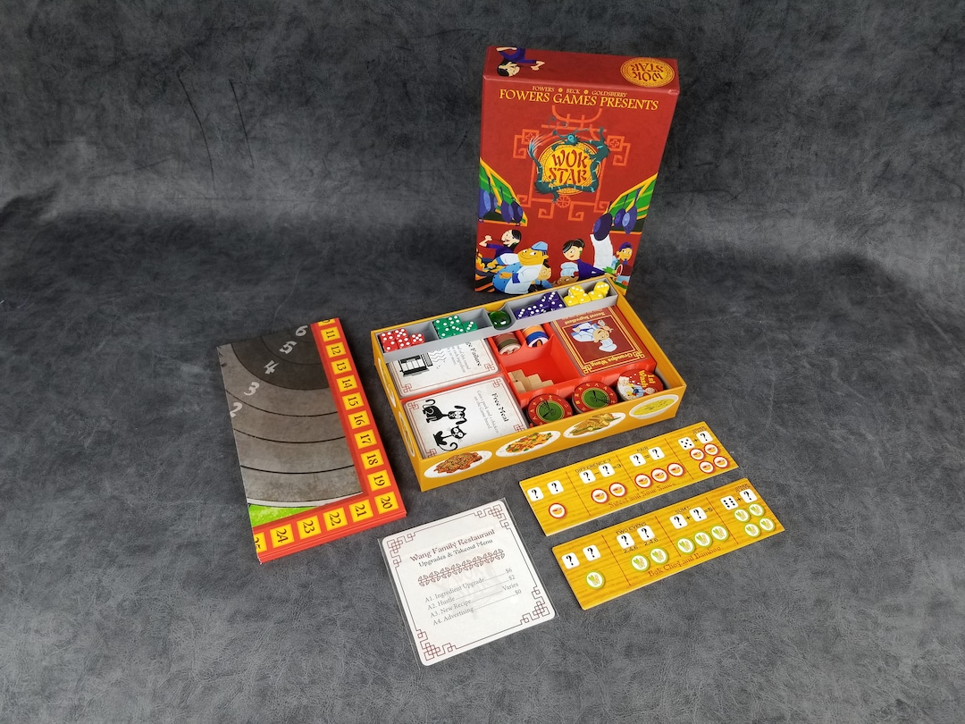 Stir-fry - Board Game Insert for Wok Star 3rd Edition - Etsy