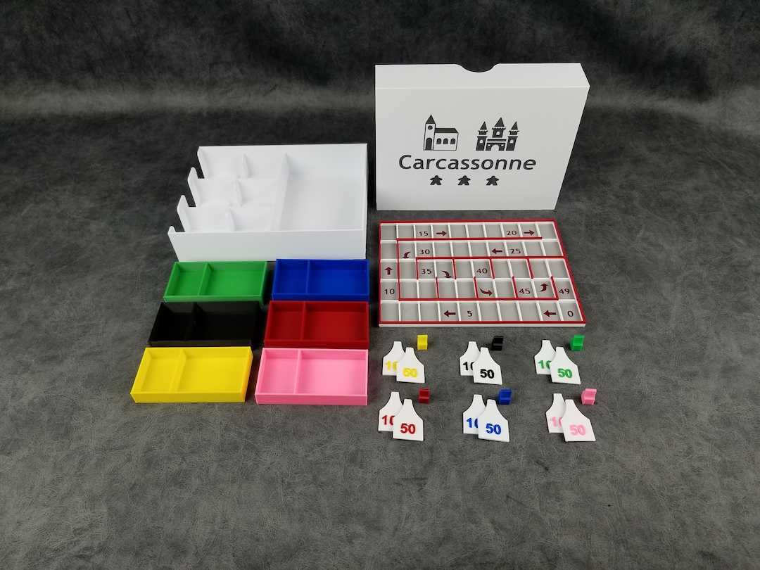 Barbican - Travel Box for Carcassonne Base Game - Etsy