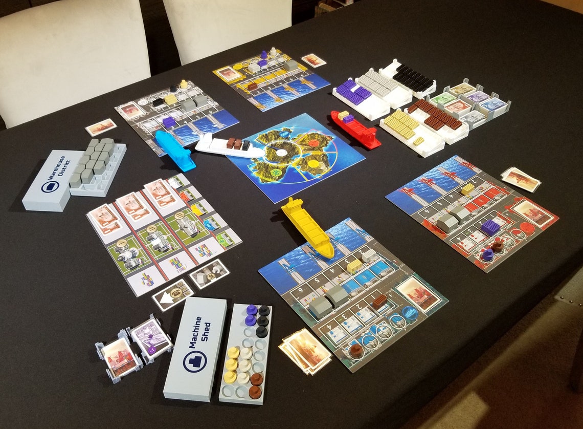 Port of Call - Board Game Insert for Container 10th Anniversary - Etsy