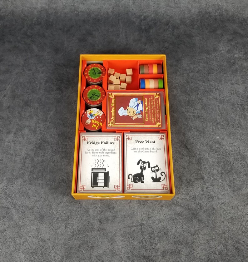Stir-fry Board Game Insert for Wok Star 3rd Edition - Etsy