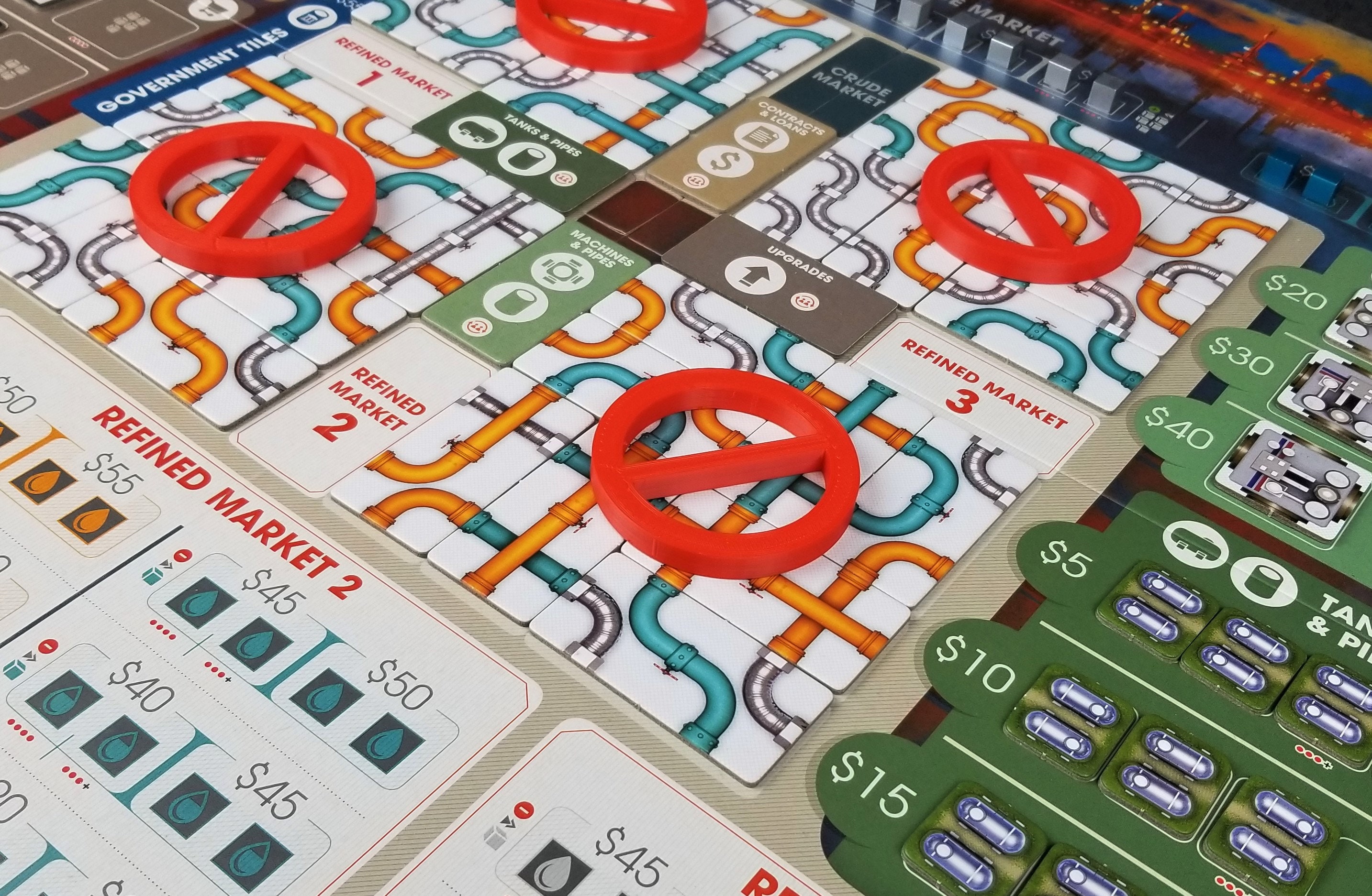 Quadlock Set for the Pipeline Board Game - Etsy