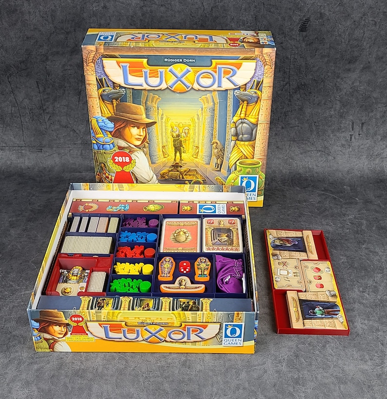 Tomb of the Pharaohs Board Game Insert for Luxor and - Etsy