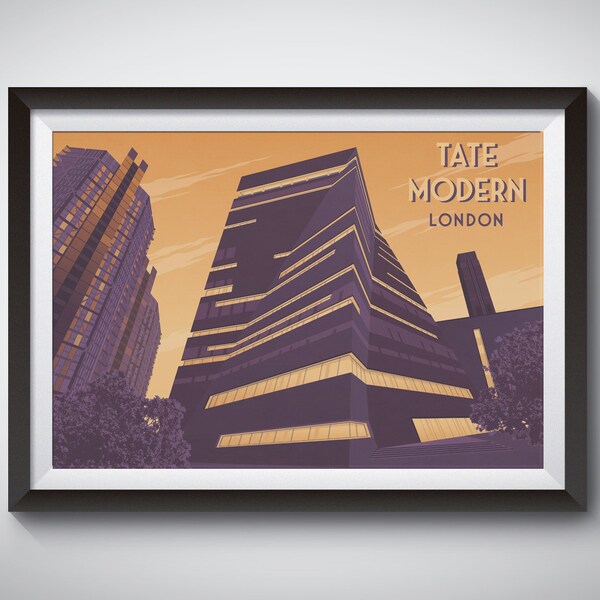 Tate Modern Poster - Etsy UK