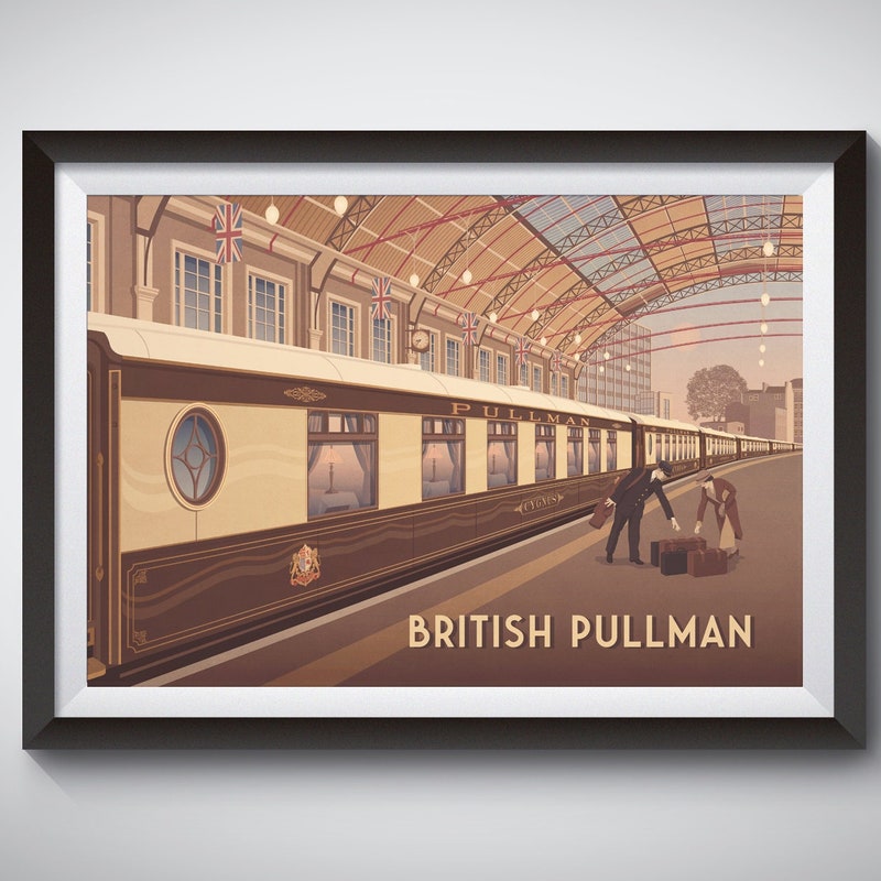 Train Poster - Etsy