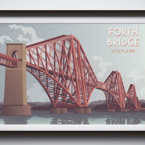 Vintage LNER Forth Bridge Scotland Poster Print - Etsy UK
