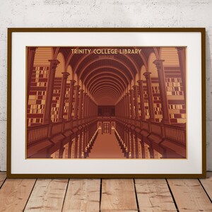 Trinity College Library Dublin Poster, the Old Library, Ireland ...