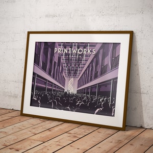 Printworks Nightclub London Poster, Canada Water, Music Venue, Gig ...