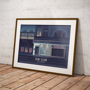 Sub Club Poster, Glasgow, Scotland, Nightclub, Electronic Music, Dance ...