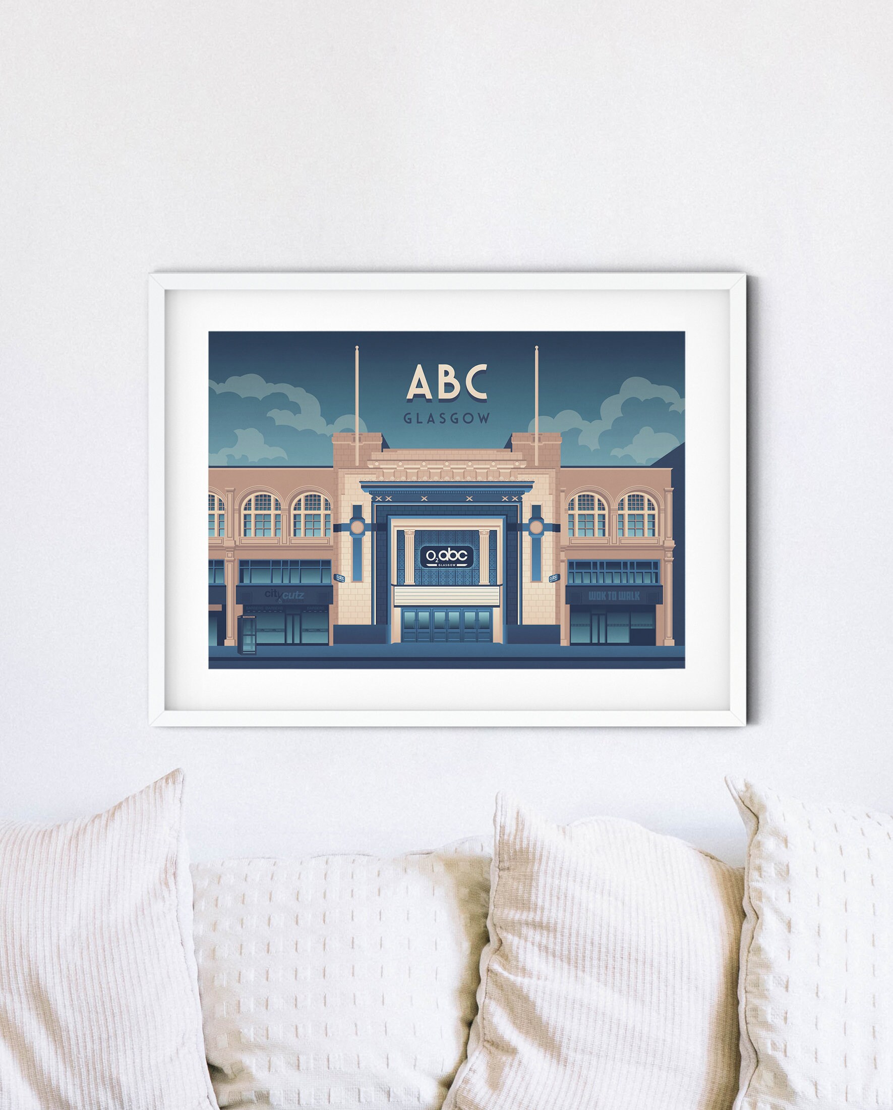 ABC Glasgow Art Print O2 Academy Scotland Sauchiehall | Etsy