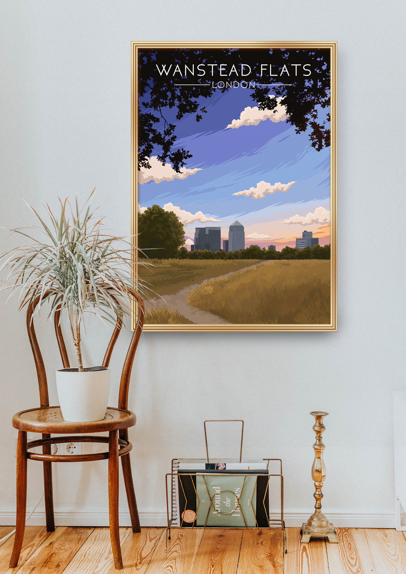 Wanstead Flats Poster London Parks Travel Print Epping - Etsy UK