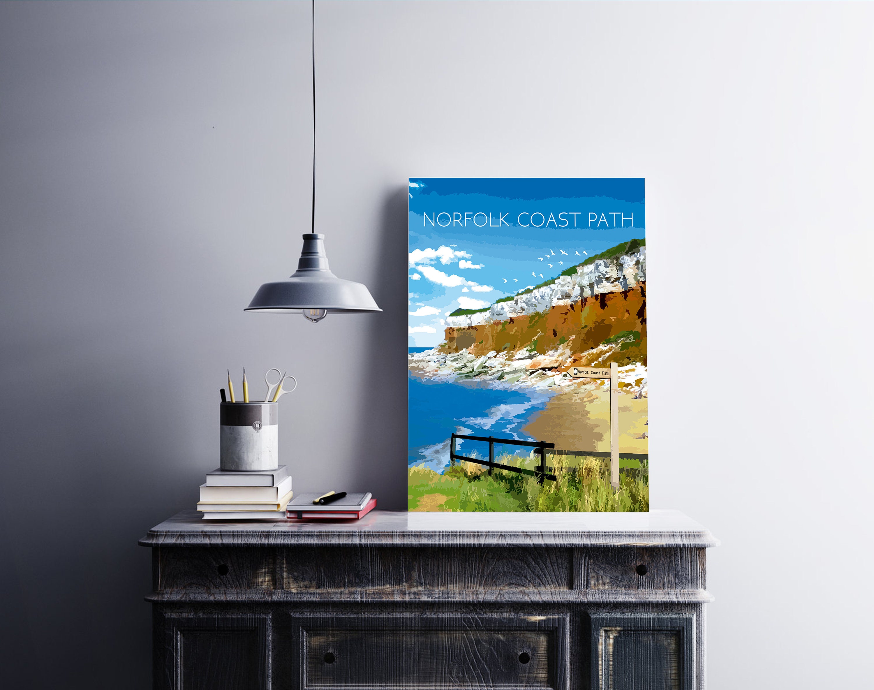 Norfolk Coast Path Poster National Park Print National Trail - Etsy