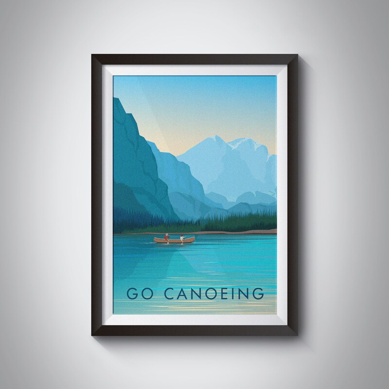 Canoe Art - Etsy